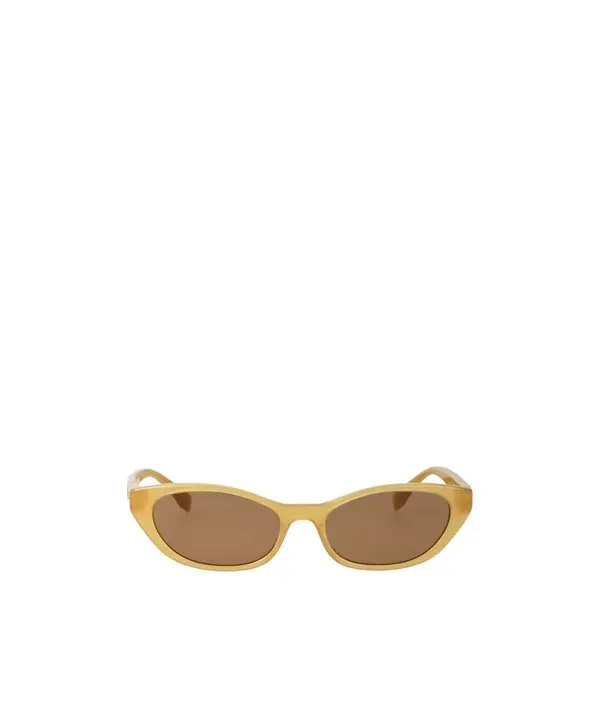 Fendi Geometric-frame Sunglasses - Brown