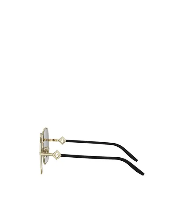 Fendi Geometric Frame Sunglasses