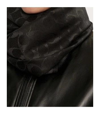 COACH Fringed Scarf