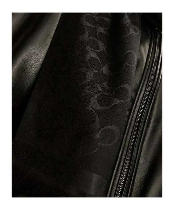 COACH Fringed Scarf