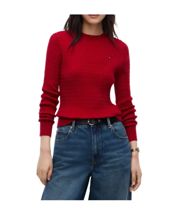 Tommy Hilfiger Cableknit Crewneck Sweater