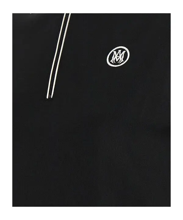 Amiri Cropped Zip Polo Shirt