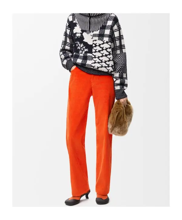 Loewe Trousers In Cotton Corduroy