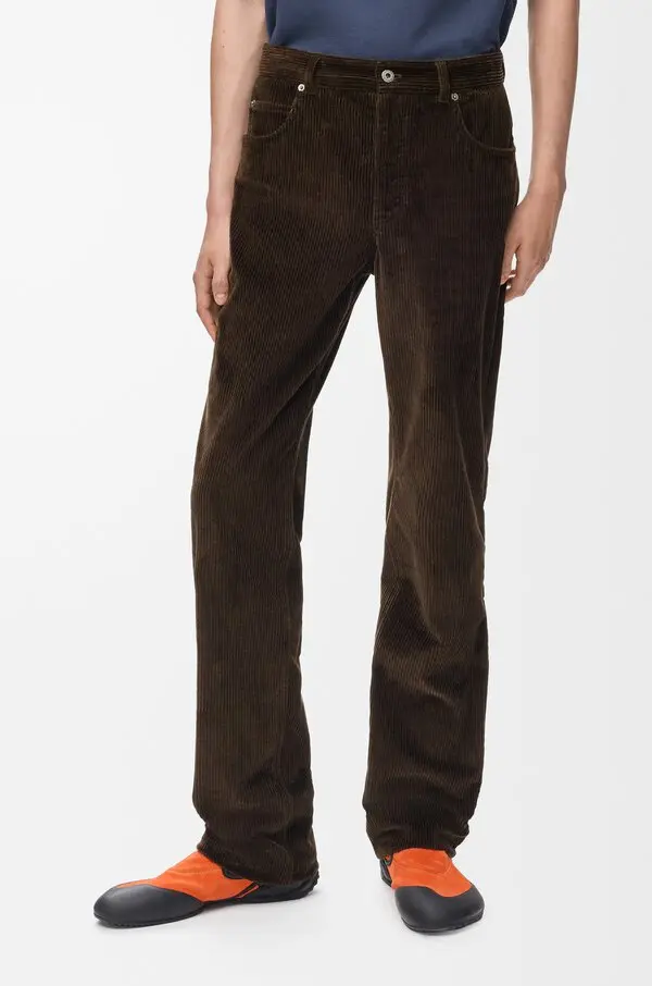 Loewe Trousers In Cotton Corduroy