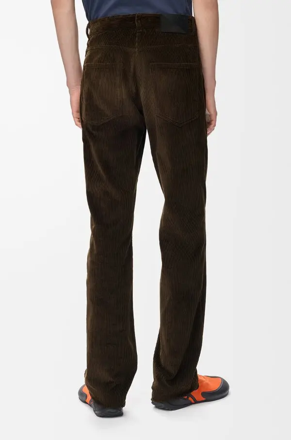 Loewe Trousers In Cotton Corduroy