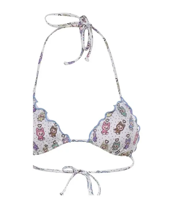MC2 SAINT BARTH Ruffled-trims Bikini