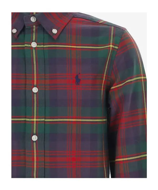 Polo Ralph Lauren Tartan-print Button-down Shirt