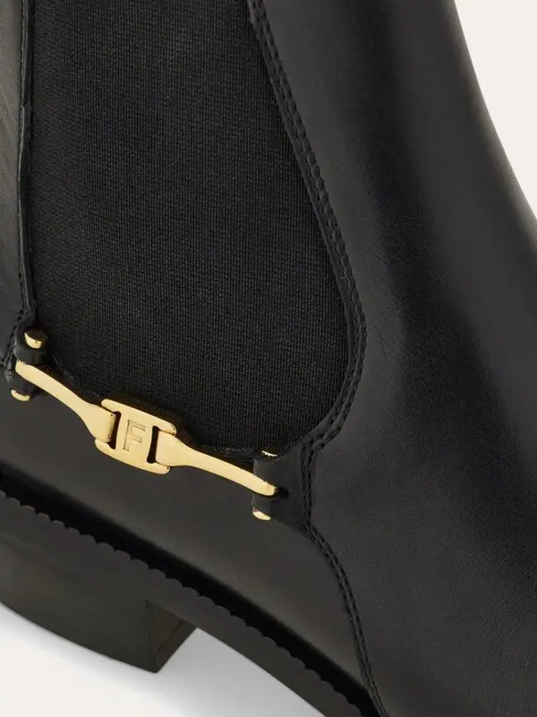 FERRAGAMO F Buckle Chelsea Boot