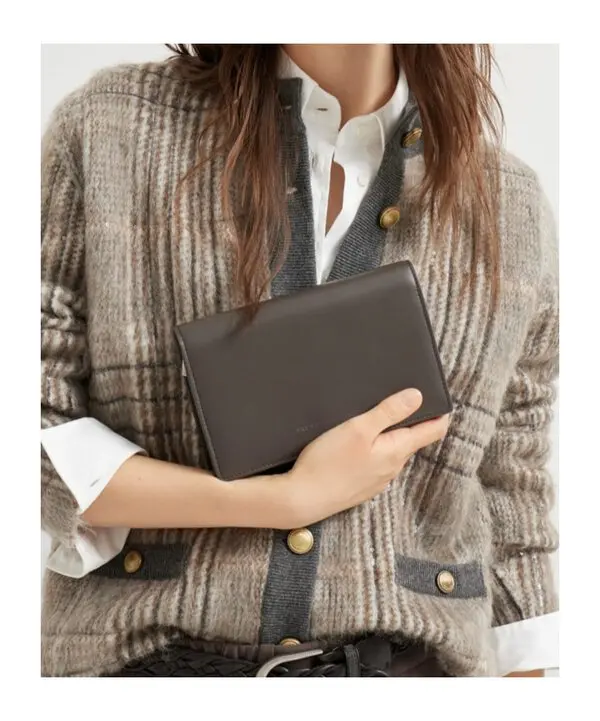 Brunello Cucinelli Chain Strap Wallet