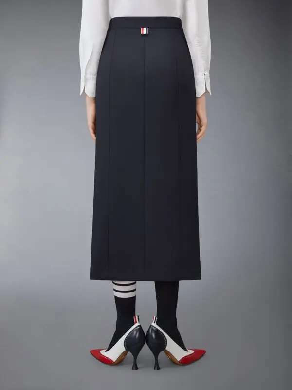Thom Browne Button-detail Midi Skirt