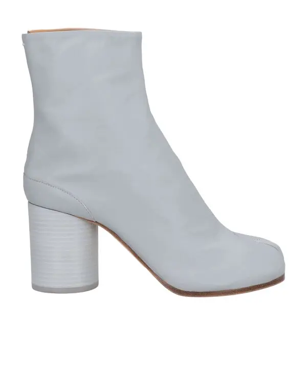 MAISON MARGIELA Leather Ankle Boots With Split Toe And Block Heel