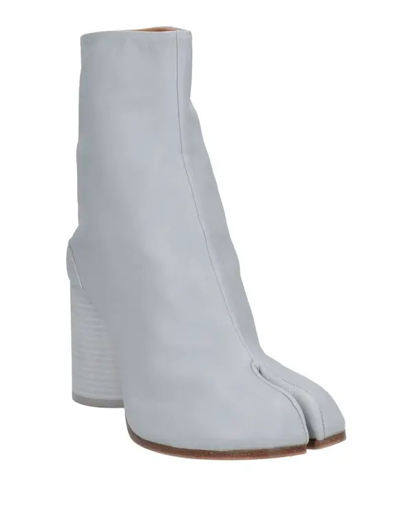 MAISON MARGIELA Leather Ankle Boots With Split Toe And Block Heel