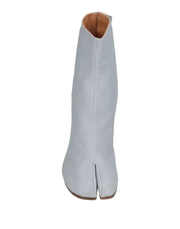 MAISON MARGIELA Leather Ankle Boots With Split Toe And Block Heel