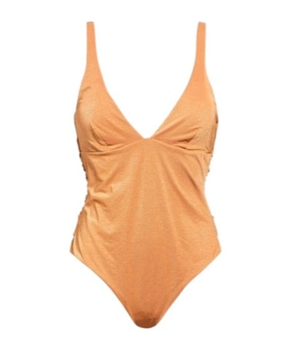 Max Mara Metallic One-piece Swimsuit - Orange