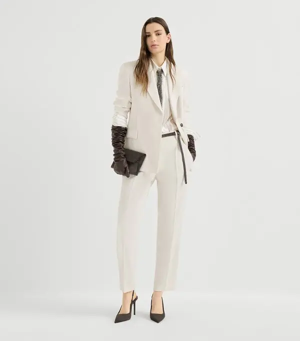Brunello Cucinelli Comfort Viscose Couture Twill Blazer