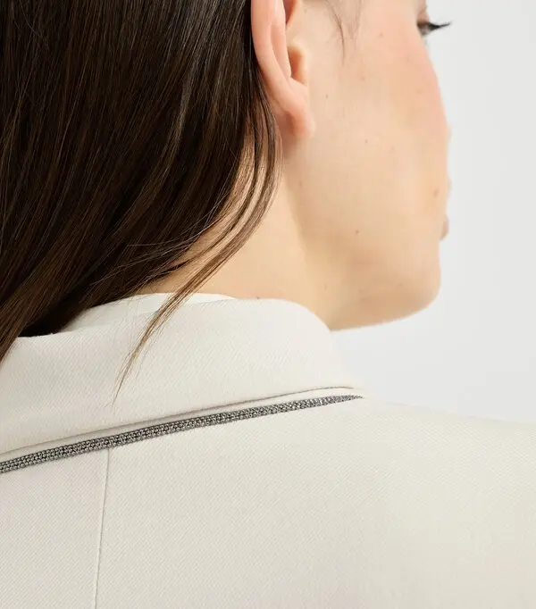 Brunello Cucinelli Comfort Viscose Couture Twill Blazer