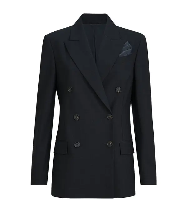 Brunello Cucinelli Wool-blend Double-breasted Jacket
