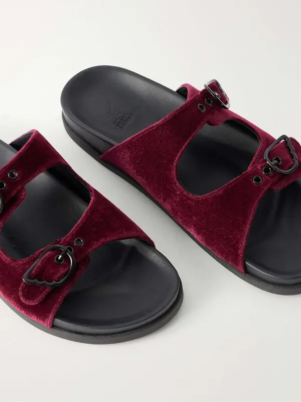 ANCIENT GREEK SANDALS Selestia Velvet Sandals