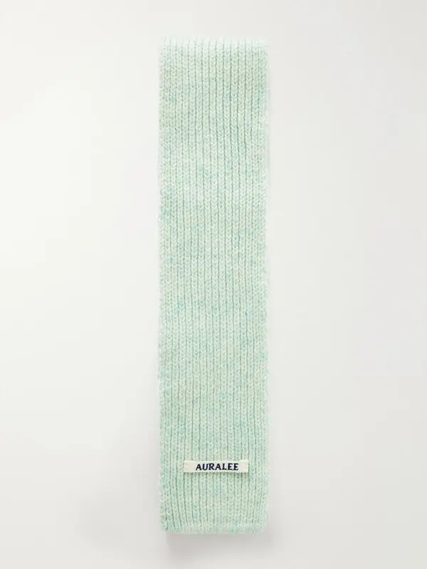 Auralee Cashmere Scarf - Green