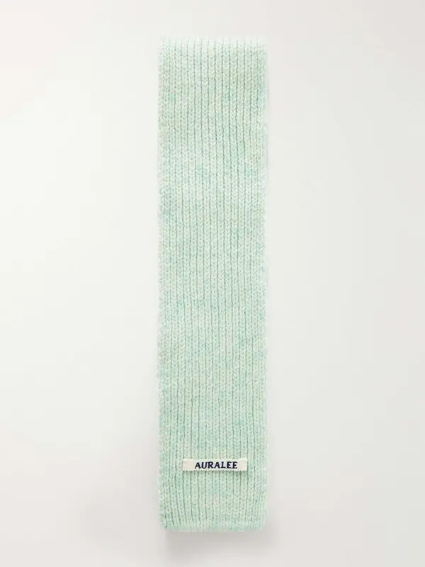 Auralee Cashmere Scarf - Mint