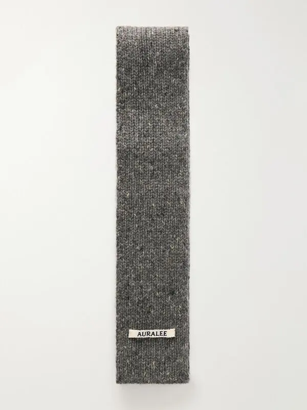 Auralee Cashmere Scarf - Gray