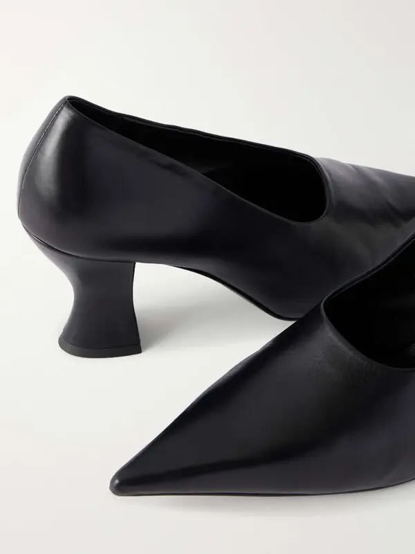 Khaite Colleen 75 Leather Pumps