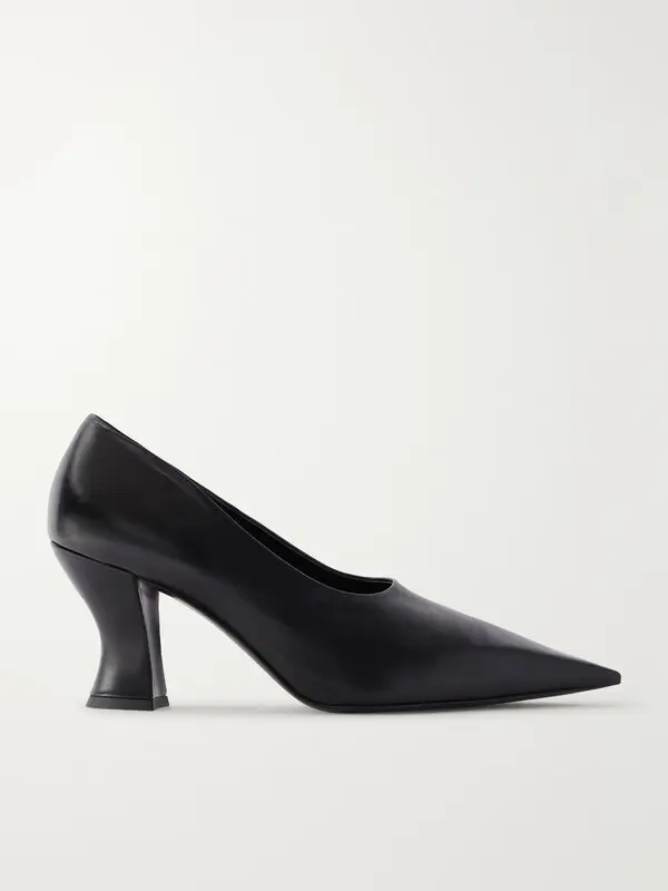 Khaite Colleen 75 Leather Pumps - Black