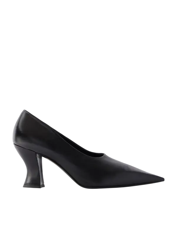 Khaite Colleen 75 Leather Pumps - Black