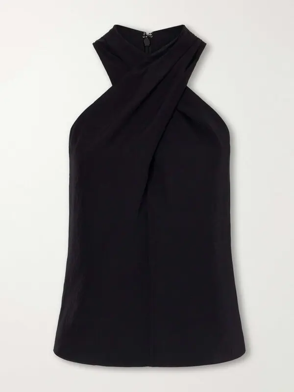 Theory Halter Crepe Top