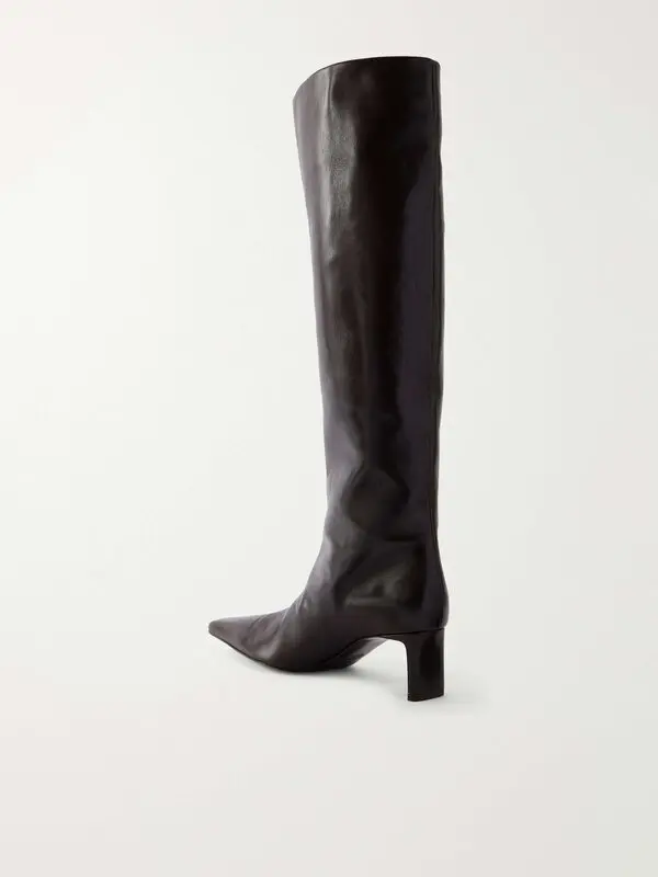 Khaite Ona 55 Knee-high Leather Boots