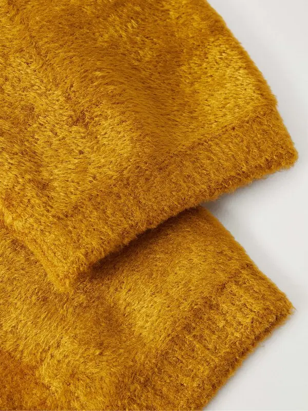 Alaïa Long Velvet Gloves