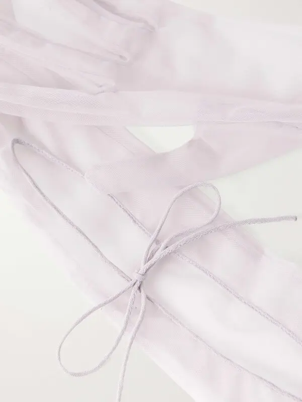 PAULINE DUJANCOURT Flora Tulle Gloves