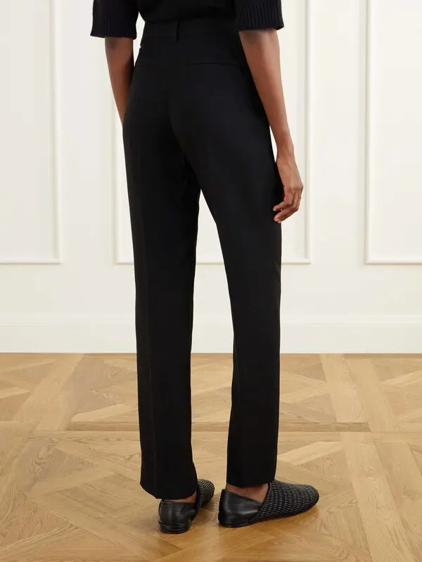 Theory Crepe Straight-leg Pants