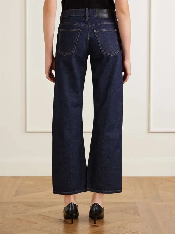 Khaite Kerrie Mid-rise Straight-leg Jeans
