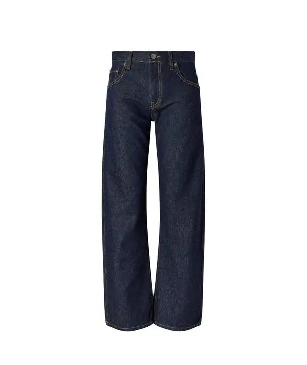 Khaite Kerrie Mid-rise Straight-leg Jeans - Blue
