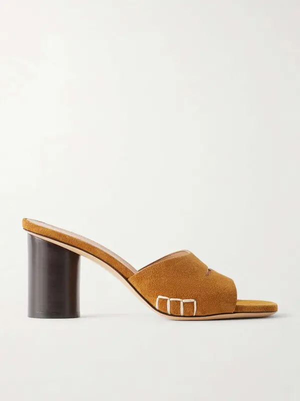 JW Anderson Loafer Suede Mules