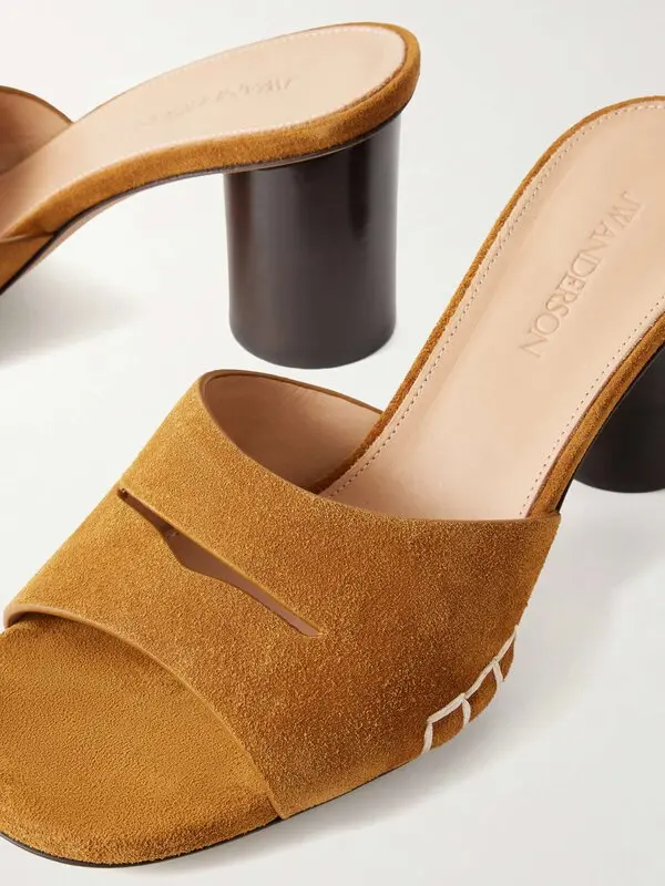 JW Anderson Loafer Suede Mules