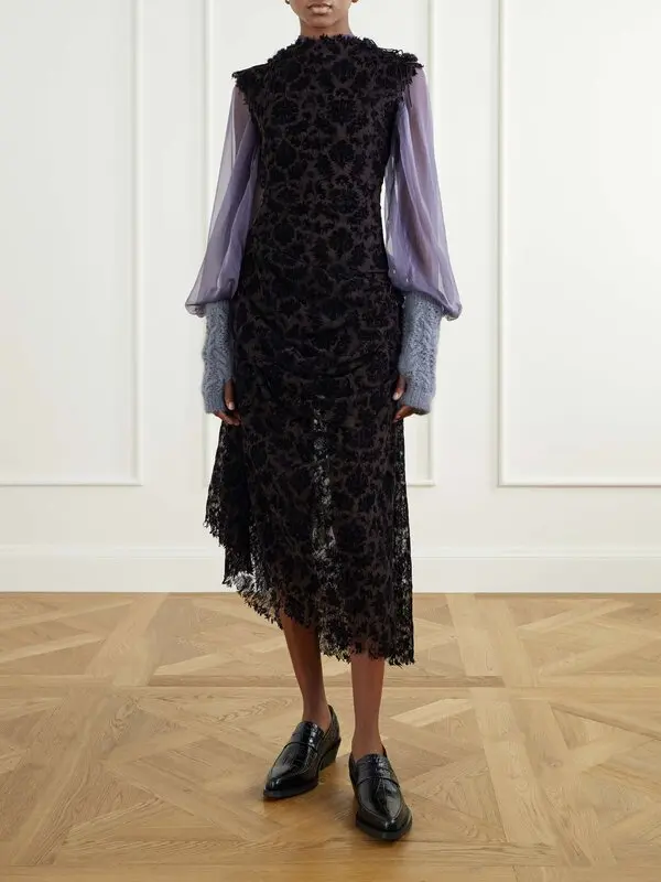 PAULINE DUJANCOURT Alyona Cut-out Silk Blouse