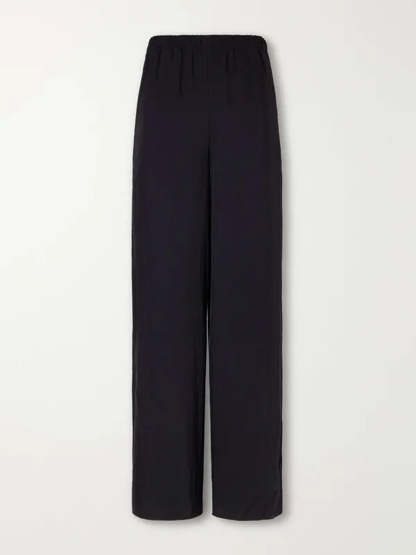Theory Crepon Wide-leg Pants