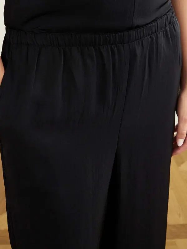 Theory Crepon Wide-leg Pants
