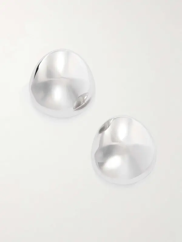 Alaïa Dome -tone Earrings - Silver