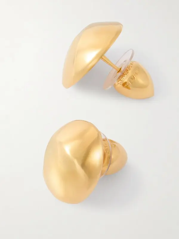 Alaïa Dome Earrings - Gold