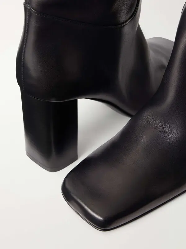 Khaite Petra 55 Leather Ankle Boots