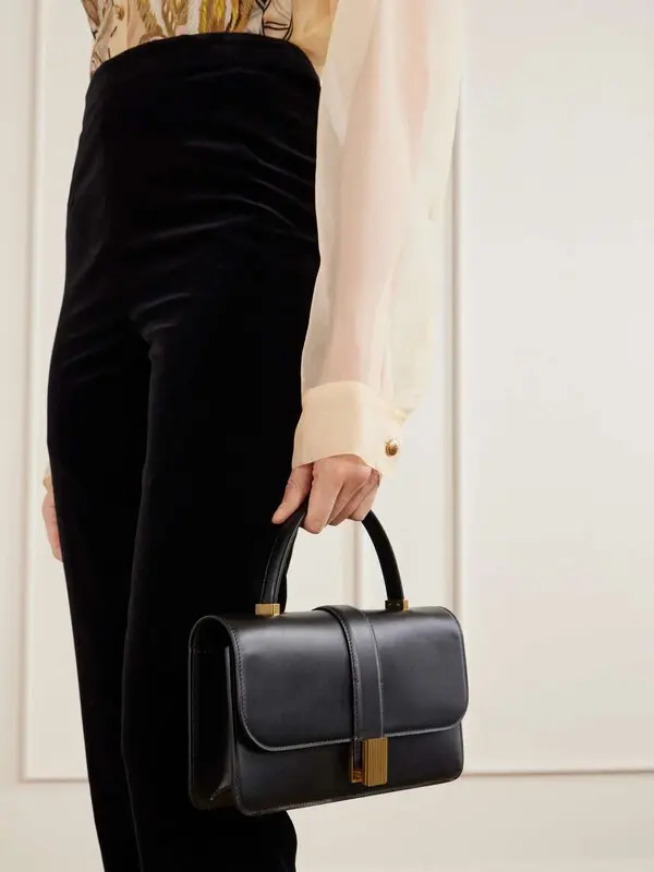 Khaite Blake Leather Shoulder Bag