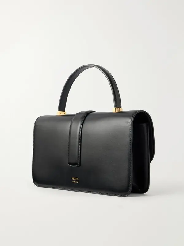 Khaite Blake Leather Shoulder Bag - Black