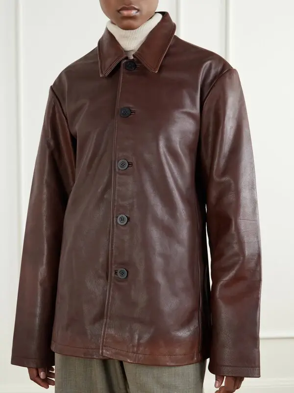 Studio Nicholson Landau Leather Jacket