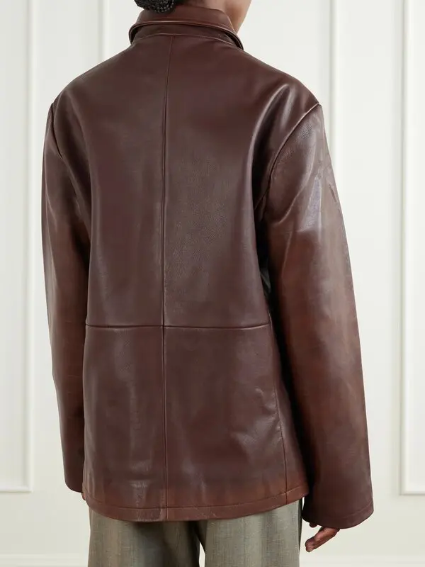 Studio Nicholson Landau Leather Jacket