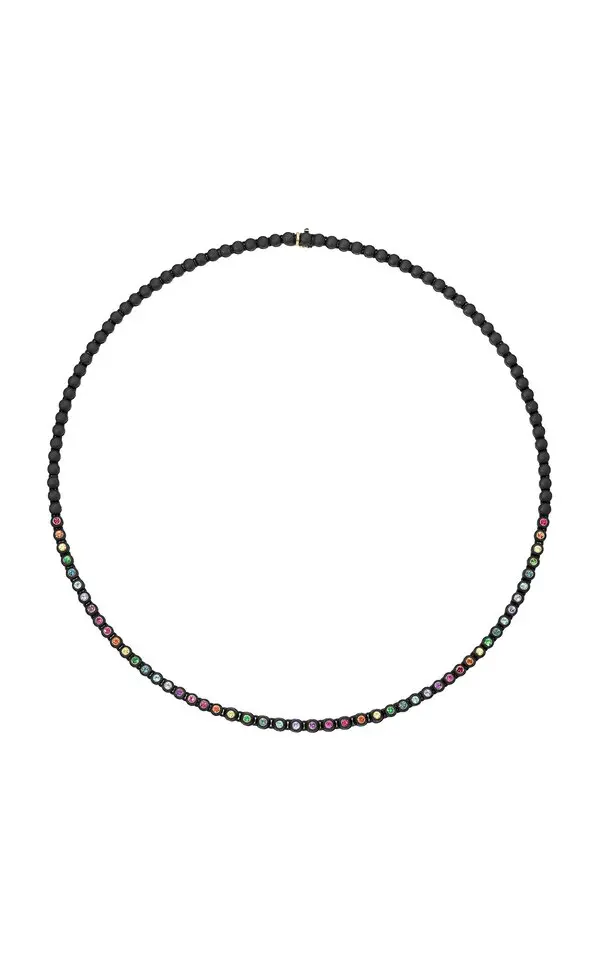 EDEN PRESLEY Steel Tennis Necklace - Multi