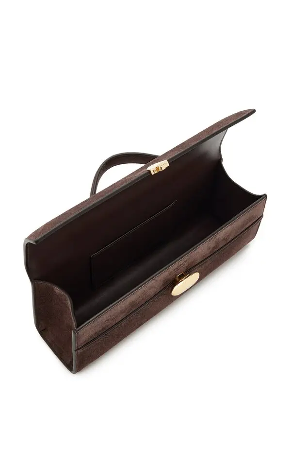 Savette Slim Symmetry Suede Pochette