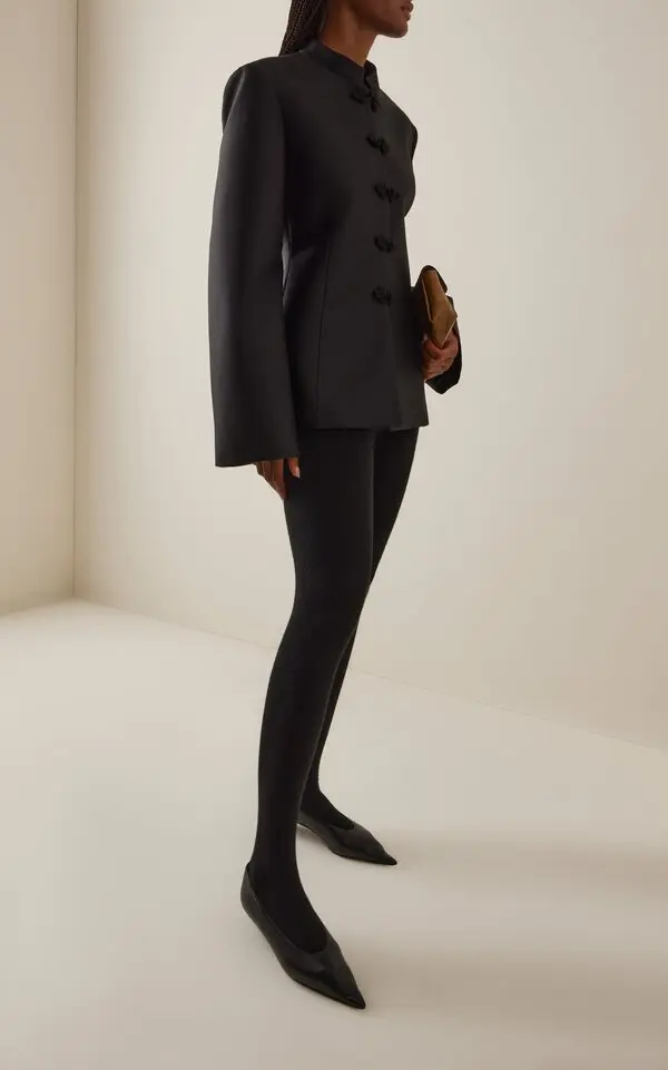 Nour Hammour Cashmere-wool Tights - Black